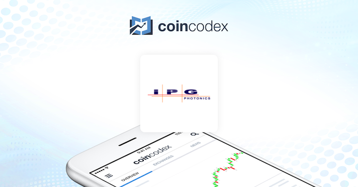 IPG Photonics (IPGP) Stock Live Price, Chart & News | CoinCodex